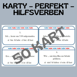 KARTY – Perfekt – Hilfsverben - ideas4creative.English.lessons
