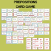 PREPOSITIONS CARD GAME - ideas4creative.English.lessons