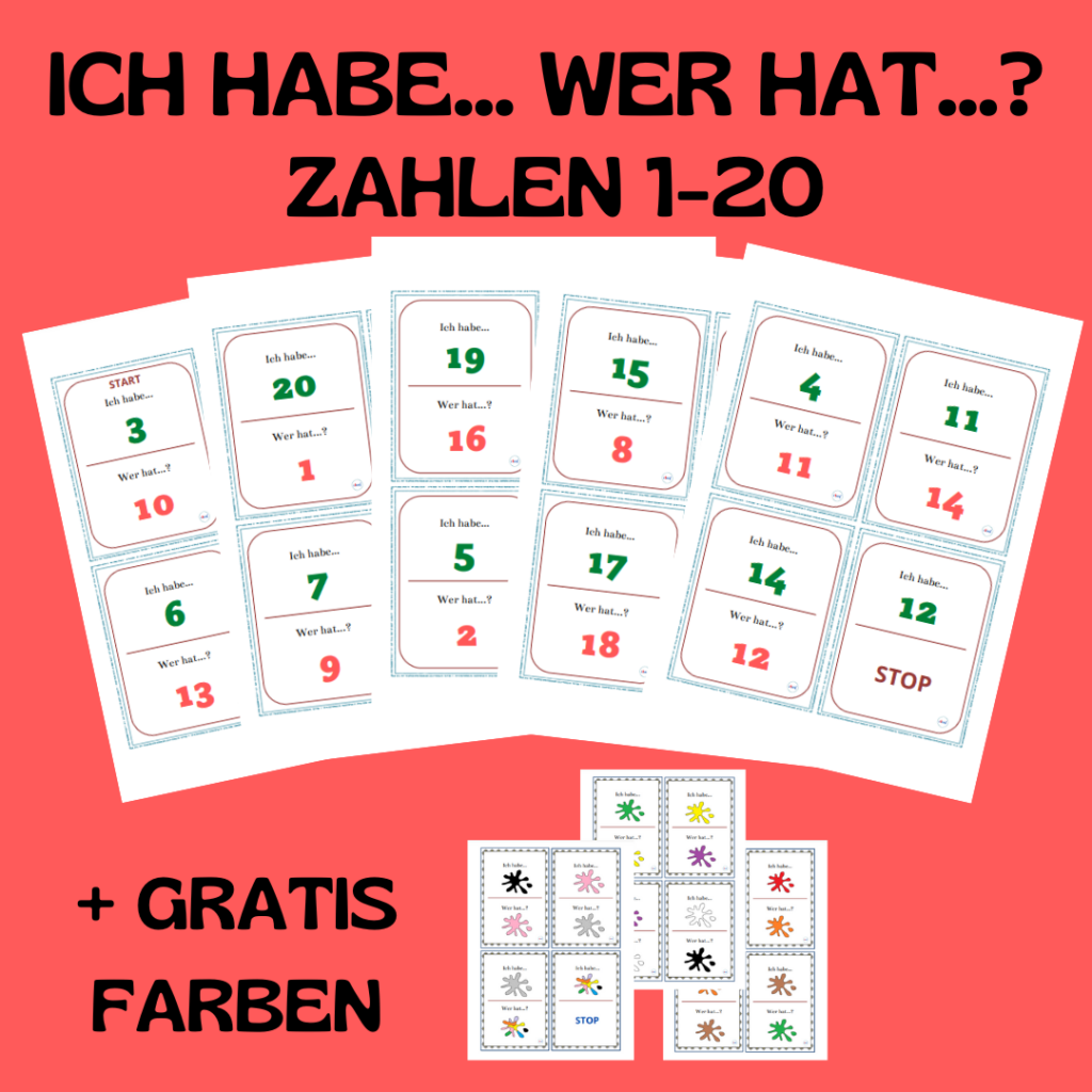 Pakiet ZAHLEN – LICZBY - ideas4creative.English.lessons