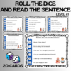ROLL THE DICE AND READ THE SENTENCE - ideas4creative.English.lessons